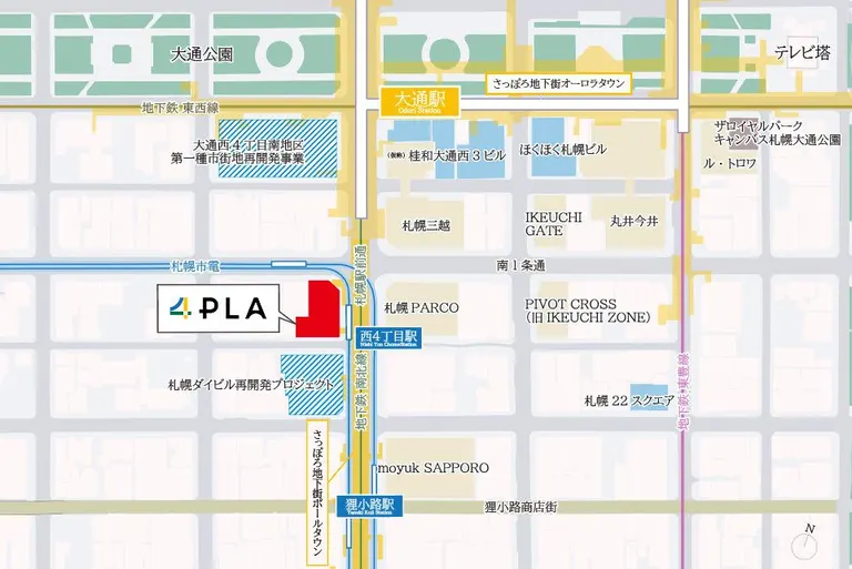 【10月9日オープン「ODORiBA大通バル」情報も】札幌大通の新名所！2025年夏グランドオープン「4PLA」のフロア詳細や見どころについて｜Domingo